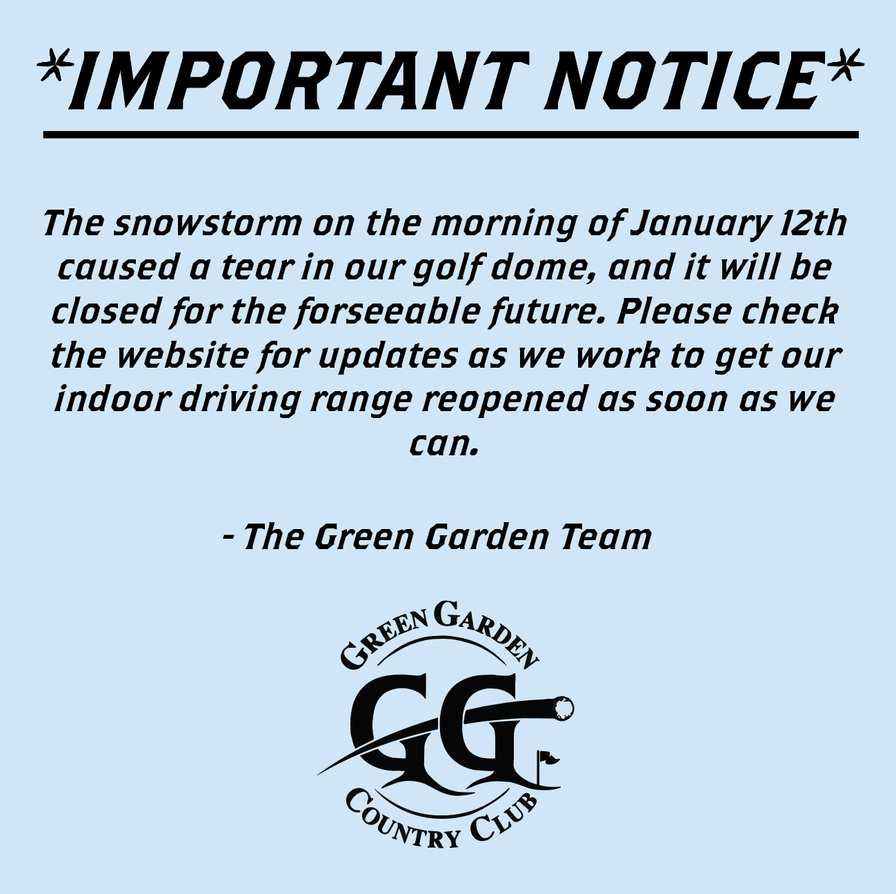 Golf Dome - Green Garden Country Club